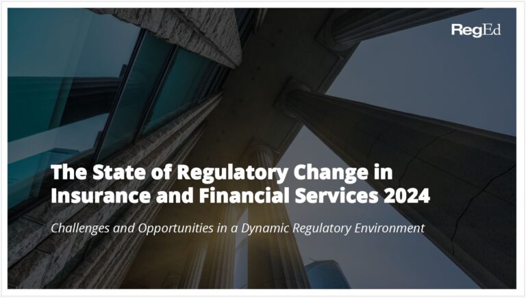 Resource: White Paper - The State of Regulatory Change in Insurance and ...